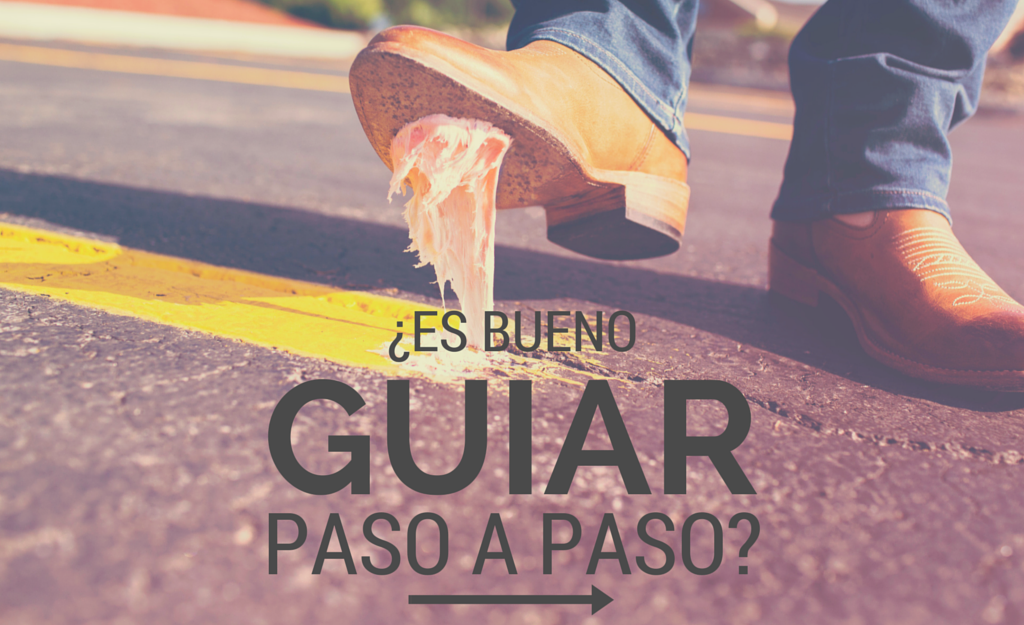 ¿Es bueno guiar paso a paso? – Diseño didáctico